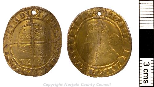 Post-medieval-modified-coin-pendant - Norfolk Heritage Explorer