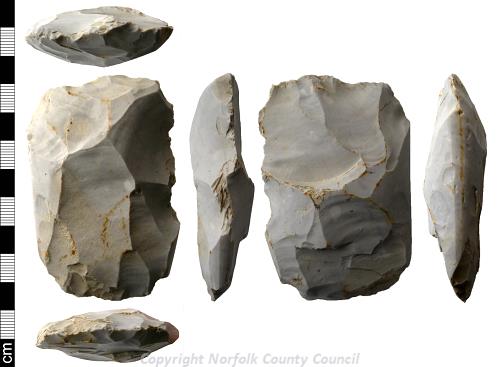 Incomplete-Neolithic-Axehead-and-other-worked-flint - Norfolk Heritage ...