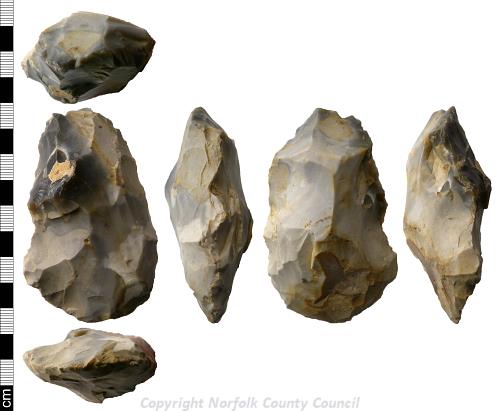 Incomplete-Neolithic-Axehead-and-other-worked-flint - Norfolk Heritage ...