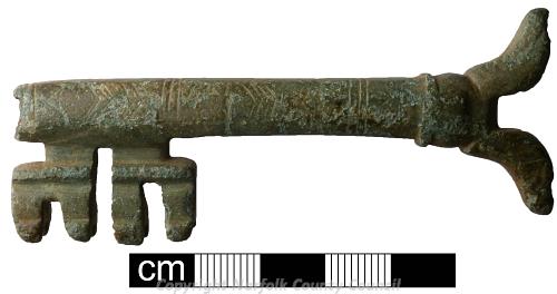 Medieval-rotary-key-and-harness-mount - Norfolk Heritage Explorer