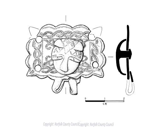 Medieval-rotary-key-and-harness-mount - Norfolk Heritage Explorer